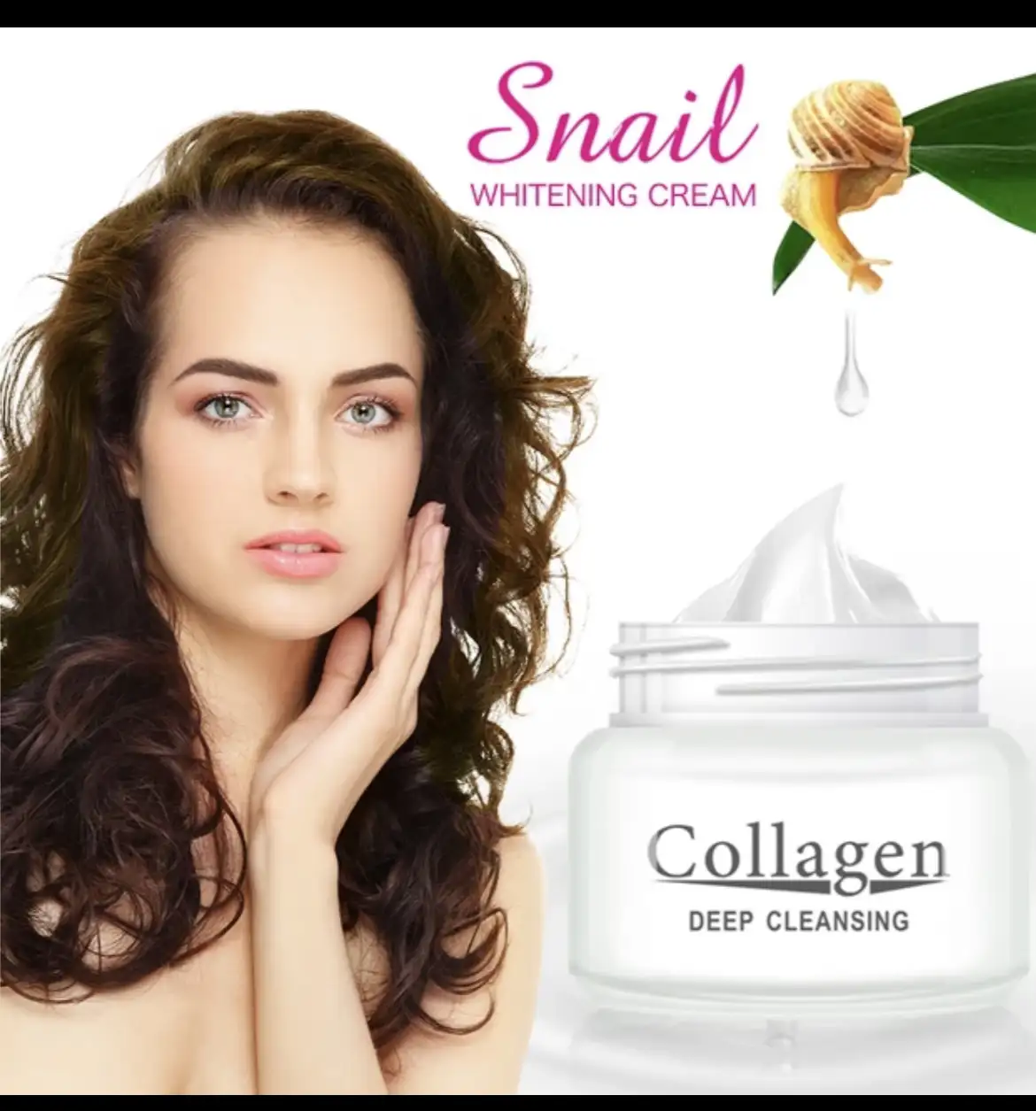 SNAIL COLLAGEN DEEP CLEANSING WHITENING CREAM SNAIL COLLAGEN DEEP CLEANSING WHITENING CREAM